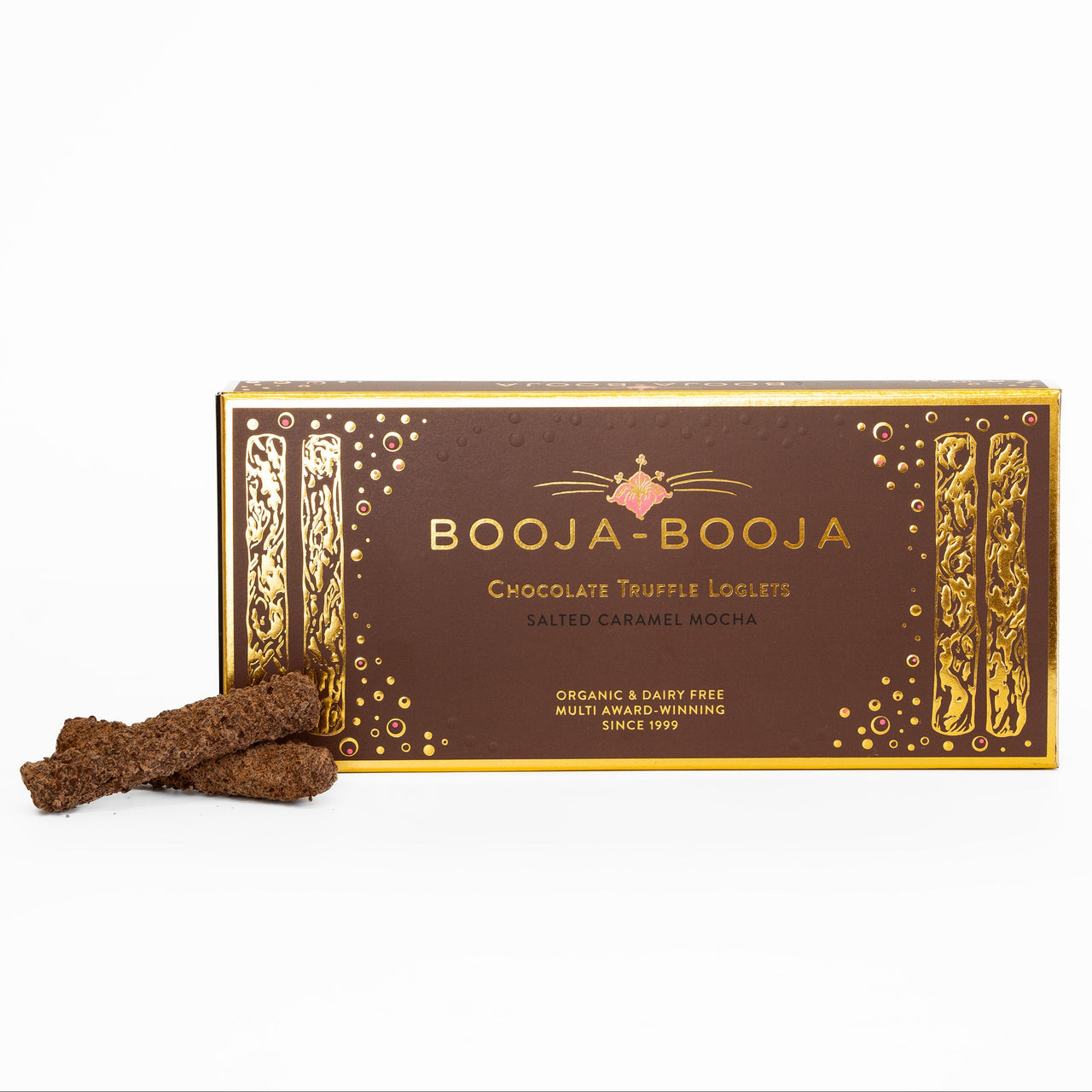 Salted Caramel Mocha Truffle Loglets – Booja Booja
